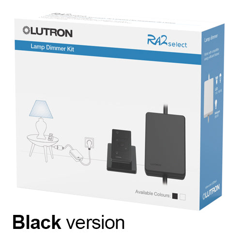 Lutron RA2 Select Plug-in Lamp Dimmer Starter Kit – Black – LDOnline