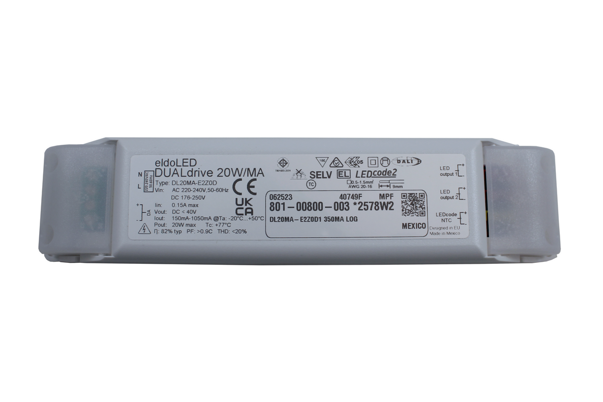 eldoLED DUALdrive 20MA-E2Z0D1 with Custom Multi-Current Configuration ...