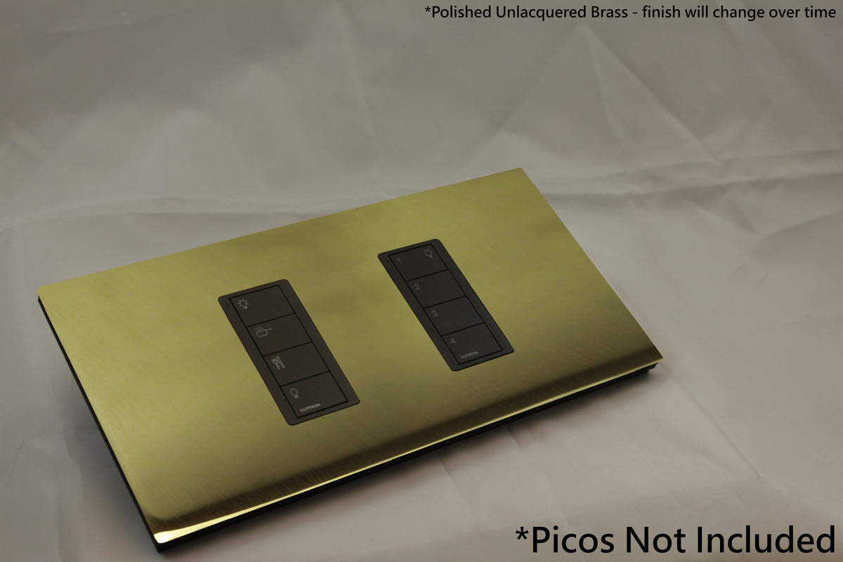 Vision GrafikEye Faceplate for two Lutron Pico Controls, Layout: 01010 ...