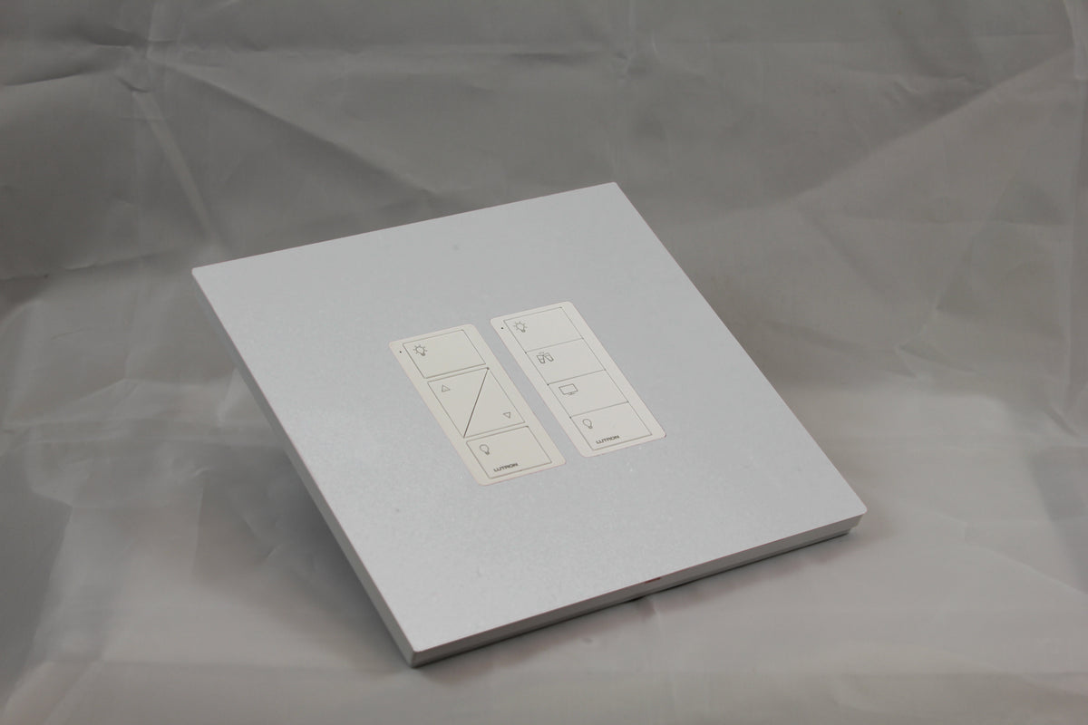 Vision 8-Gang Grid Faceplate for 2 Lutron Pico Controls, Layout: 0110 ...