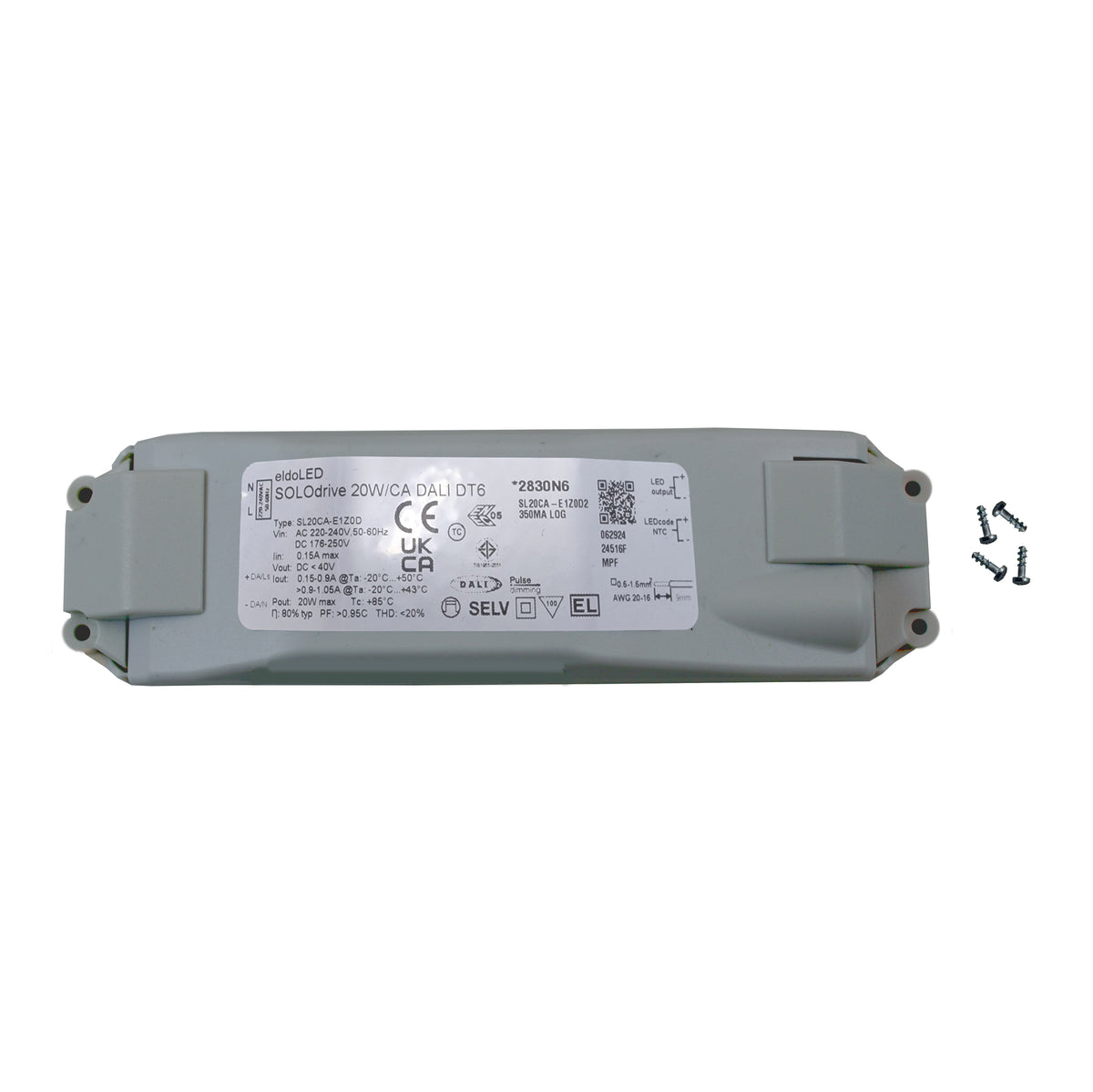 eldoLED SOLOdrive 20CA-E1Z0D2 - 20w DALI dimmable constant current LED ...